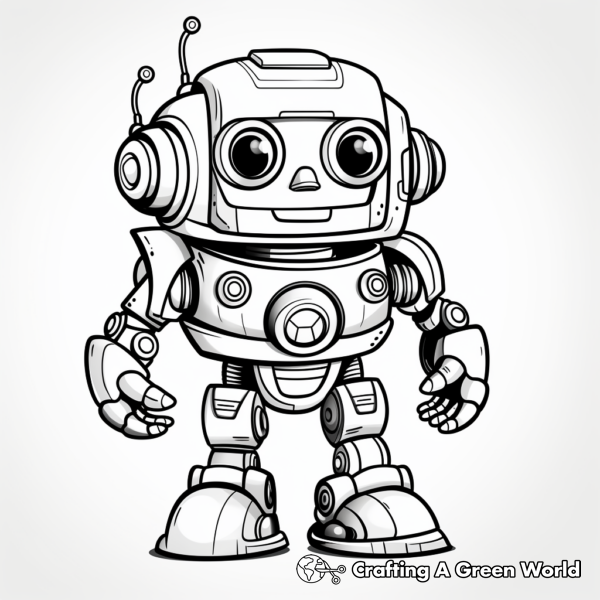 Robot Coloring Pages - Free & Printable!