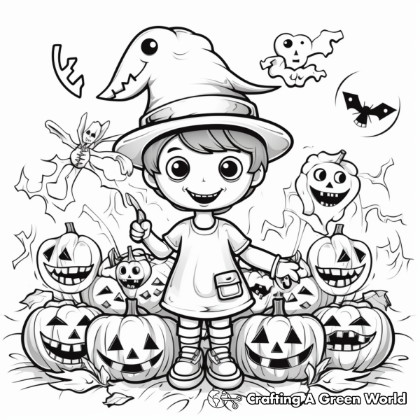 October Coloring Pages - Free & Printable!