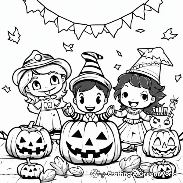 October Coloring Pages - Free & Printable!