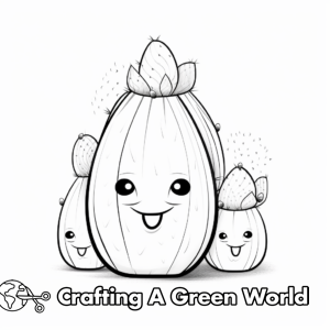 Cactus Coloring Pages - Free & Printable!