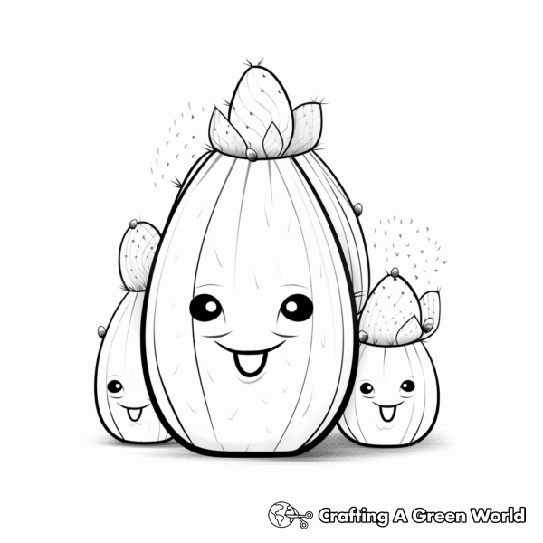 Cactus Coloring Pages - Free & Printable!