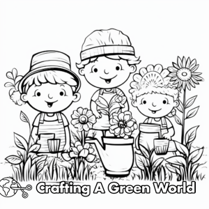 Garden Coloring Pages - Free & Printable!