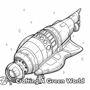 Rocket Coloring Pages - Free & Printable!