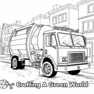 Garbage Truck Coloring Pages - Free & Printable!