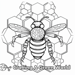 Honeycomb Coloring Pages - Free & Printable!