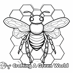 Honeycomb Coloring Pages - Free & Printable!