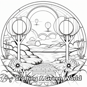 Geometric Coloring Pages - Free & Printable!