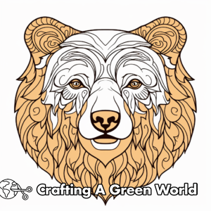 Bear Face Coloring Pages - Free & Printable!