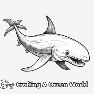Blue Whale Coloring Pages - Free & Printable!