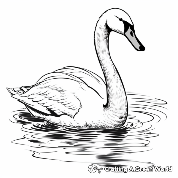 Swan Coloring Pages - Free & Printable!