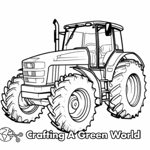 Tractor Coloring Pages - Free & Printable!