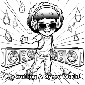 Music Coloring Pages - Free & Printable!