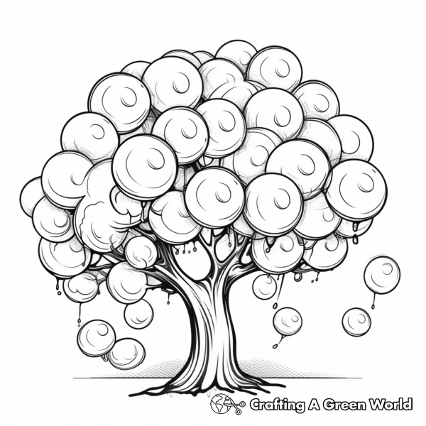 Bubble Gum Coloring Pages - Free & Printable!