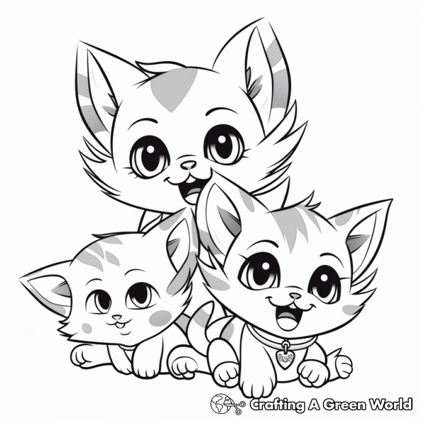 Kitty Coloring Pages - Free & Printable!