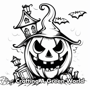 Jack O Lantern Coloring Pages - Free & Printable!