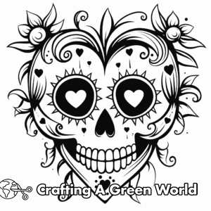 Sugar Skull Coloring Pages - Free & Printable!