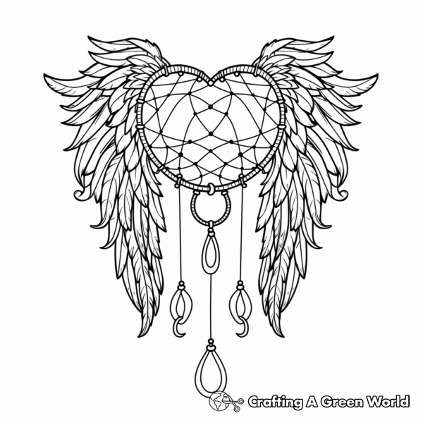 Heart With Wings Coloring Pages - Free & Printable!
