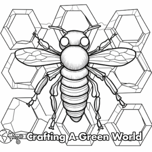 Honeycomb Coloring Pages - Free & Printable!