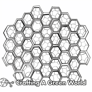 Honeycomb Coloring Pages - Free & Printable!