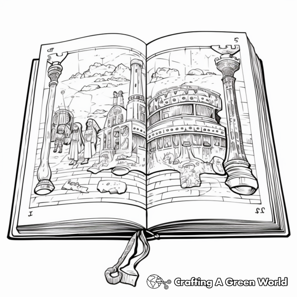 Book Coloring Pages - Free & Printable!