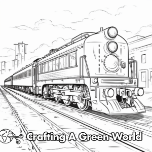 Train Coloring Pages - Free & Printable!