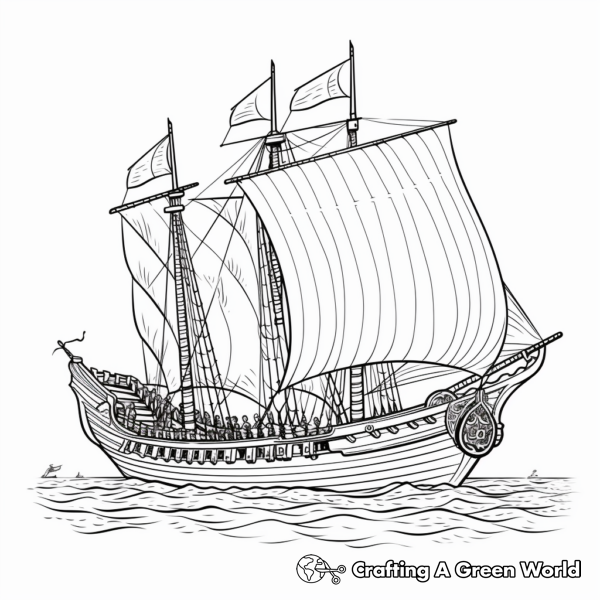 Sailboat Coloring Pages - Free & Printable!