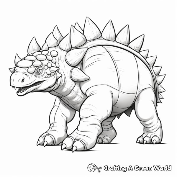 Ankylosaurus Coloring Pages - Free & Printable!