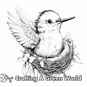 Realistic Hummingbird Coloring Pages - Free & Printable!