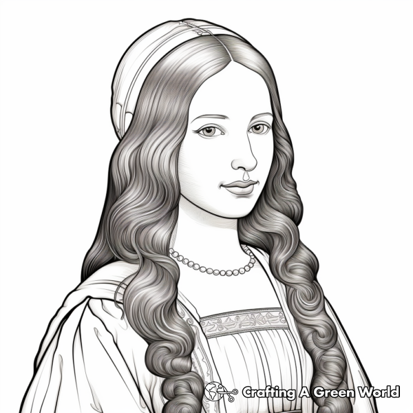 Famous Painting Coloring Pages - Free & Printable!