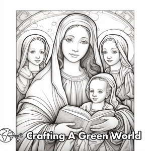 Famous Painting Coloring Pages - Free & Printable!