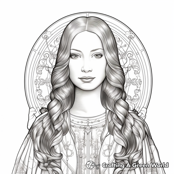 Famous Painting Coloring Pages - Free & Printable!