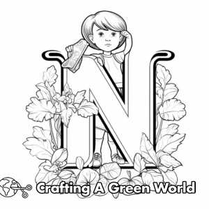 Letter N Coloring Pages - Free & Printable!