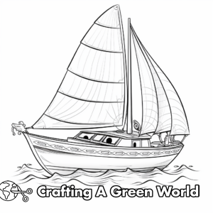 Sailboat Coloring Pages - Free & Printable!