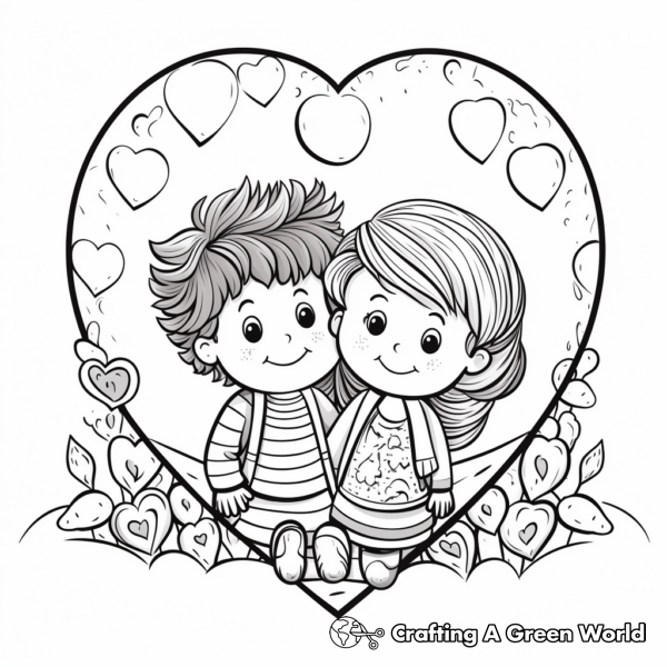 Valentine Coloring Pages for Toddlers - Free & Printable!