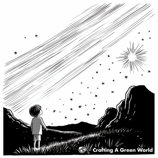 Night Sky Coloring Pages - Free & Printable!