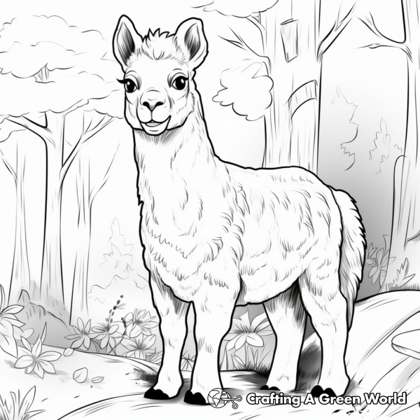 Alpaca Coloring Pages - Free & Printable!
