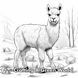 Alpaca Coloring Pages - Free & Printable!
