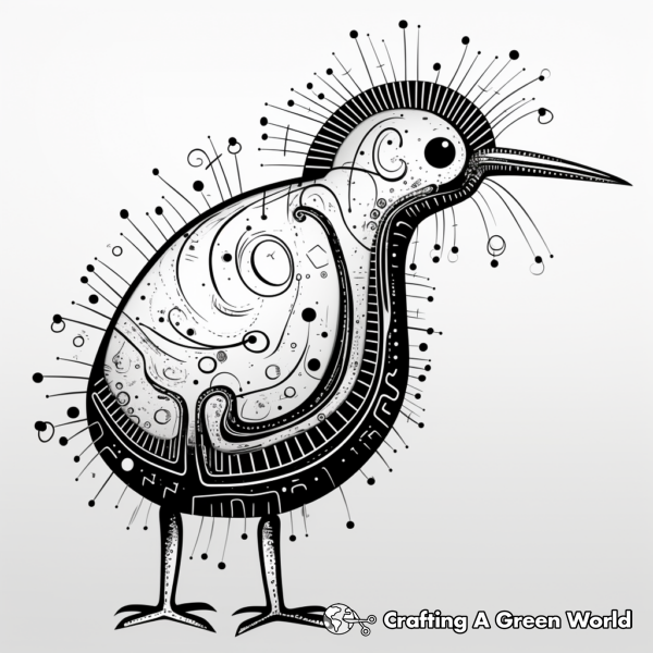 Kiwi Bird Coloring Pages - Free & Printable!