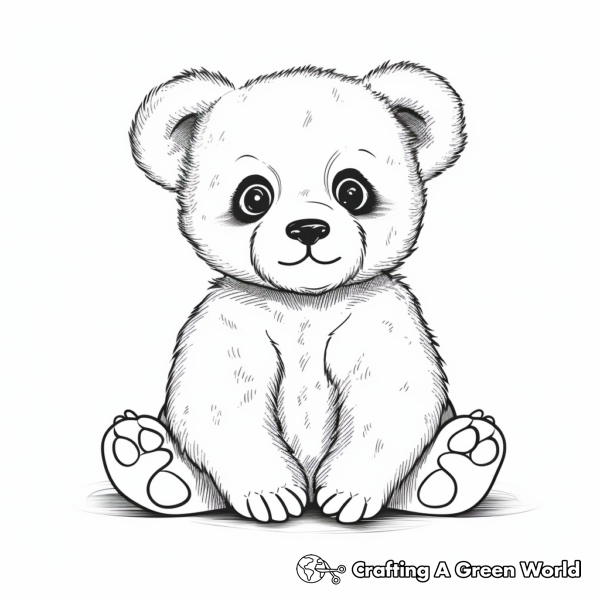 Bear Cub Coloring Pages - Free & Printable!