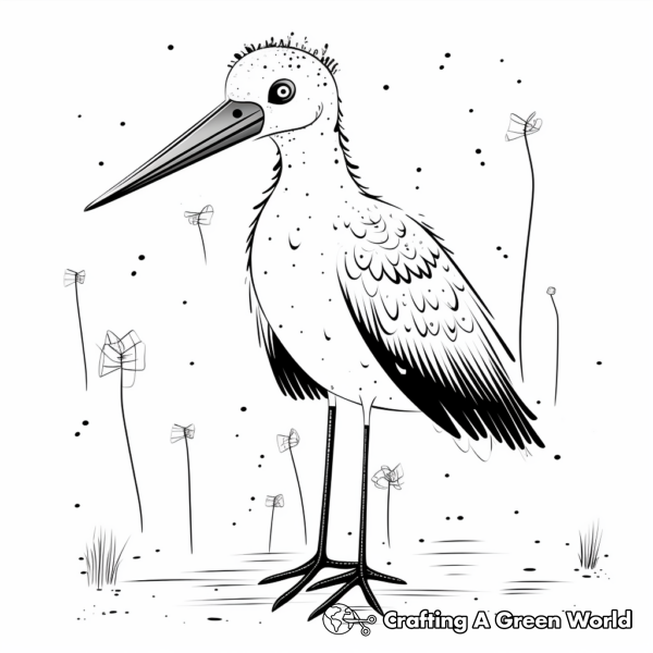 Stork Coloring Pages - Free & Printable!