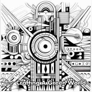 Digital Art Coloring Pages - Free & Printable!