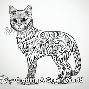 Cat Book Coloring Pages - Free & Printable!