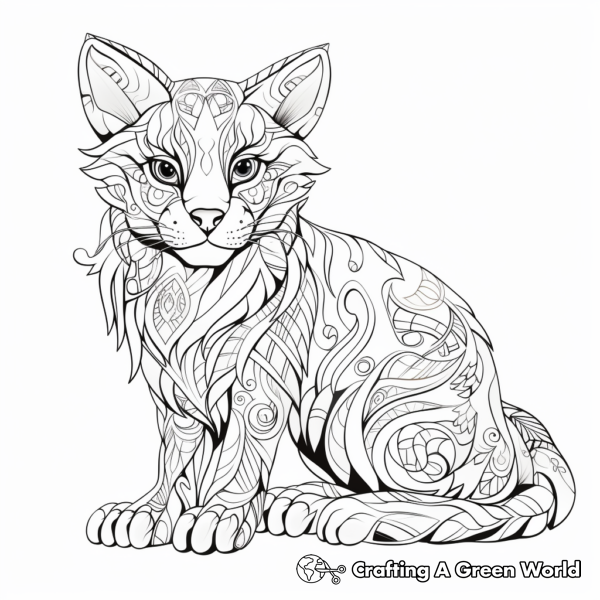 Cat Book Coloring Pages - Free & Printable!
