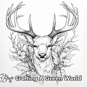 Big Buck Coloring Pages - Free & Printable!