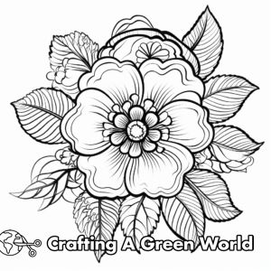 Intricate Floral Coloring Pages - Free & Printable!