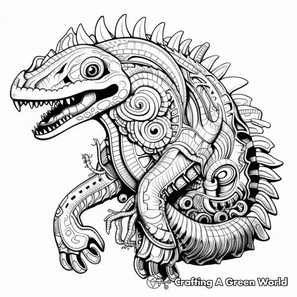 Realistic Dinosaur Coloring Pages - Free & Printable!
