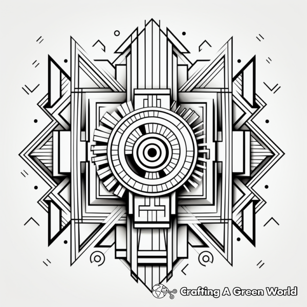 Geometric Coloring Pages - Free & Printable!