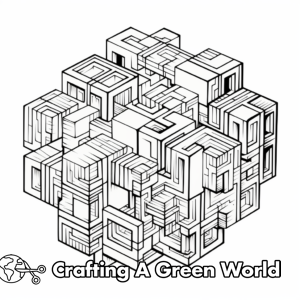 Geometric Coloring Pages - Free & Printable!