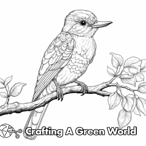 Kingfisher Coloring Pages - Free & Printable!