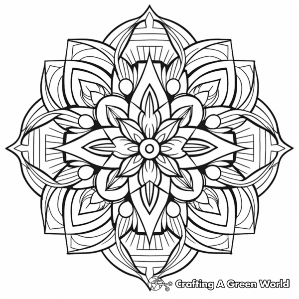 Sacred Geometry Coloring Pages - Free & Printable!